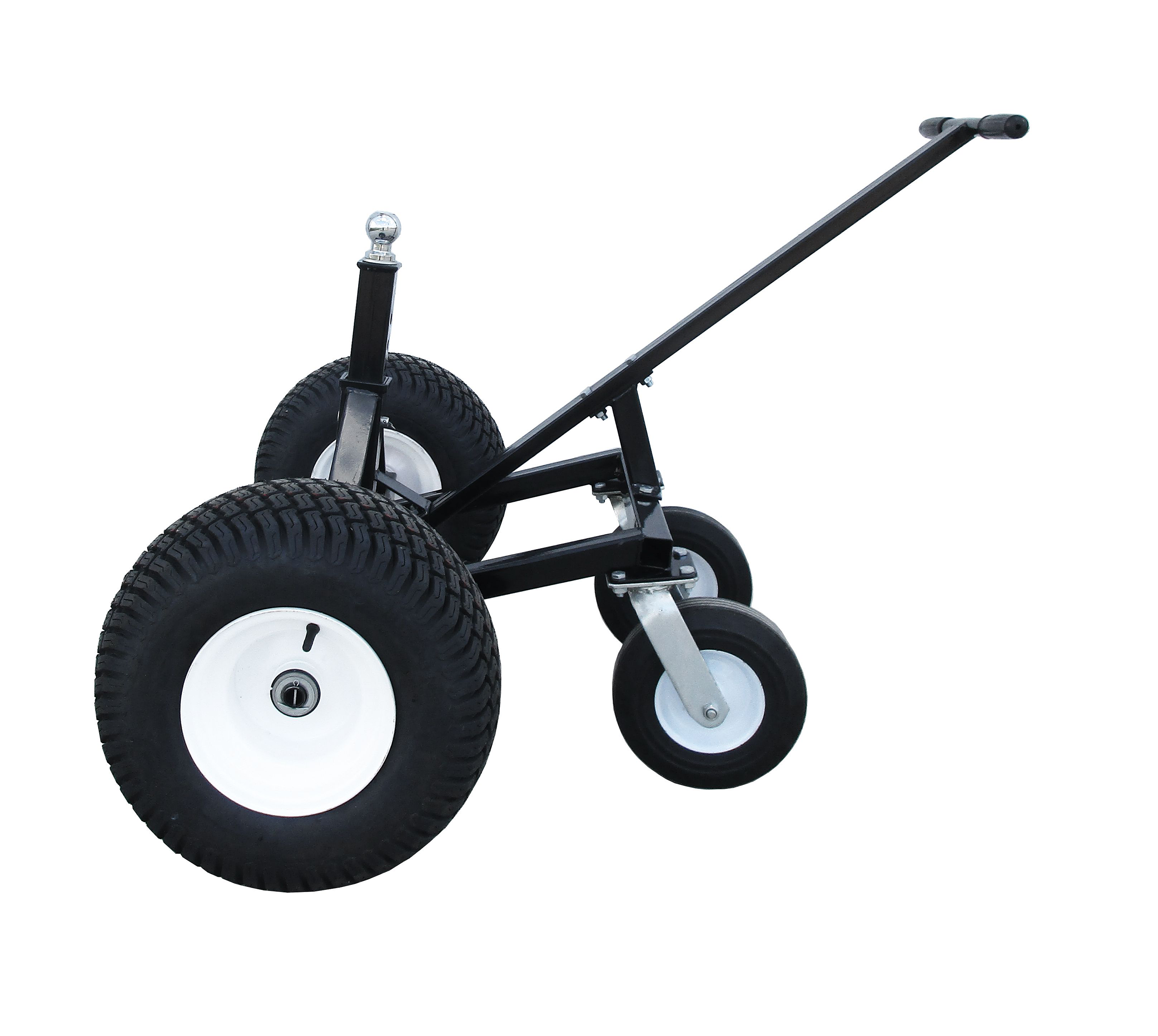 Tow Tuff Heavy-Duty Adjustable Height Trailer Dolly with Dual Casters ...